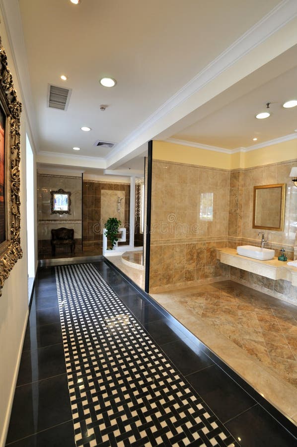 House Indoor Decoration and Setting Stock Image - Image of perspective ...