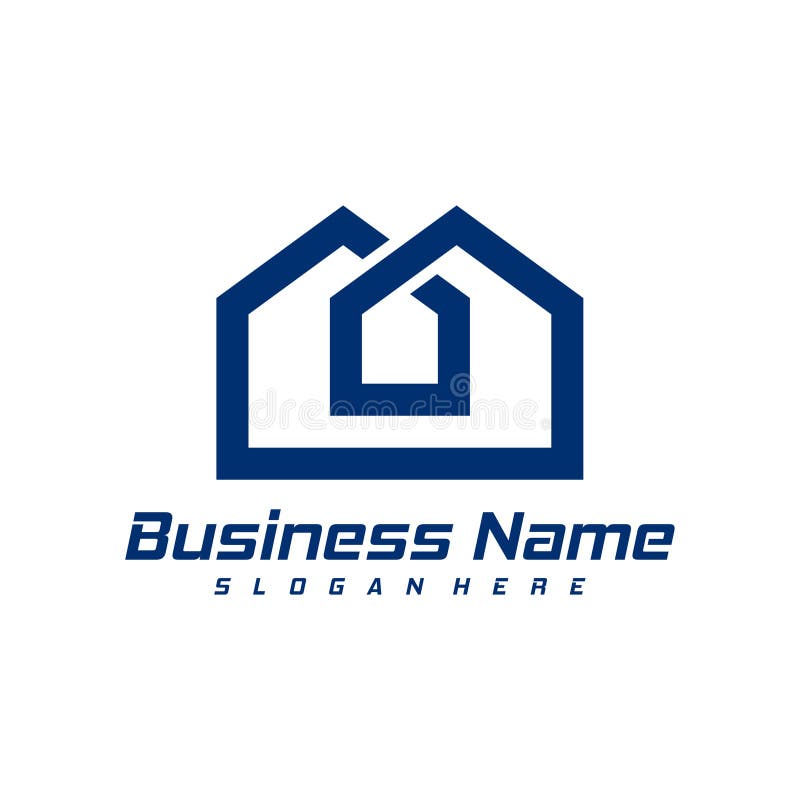 House Infinity Logo Design Vector. Nolimit House Logo Design Template Concept Stock Vector ...