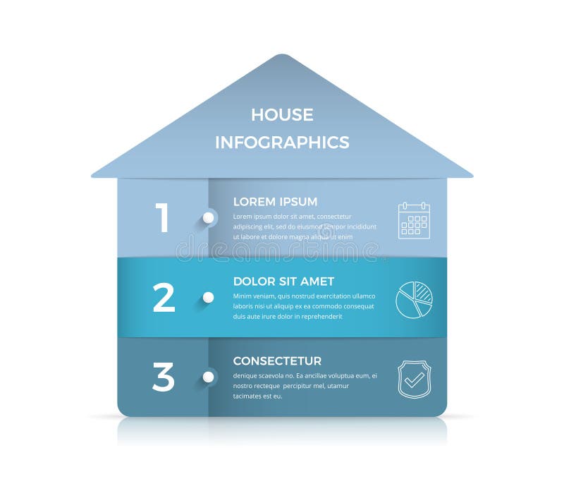 House - Infographic Template Stock Vector - Illustration of graphic ...