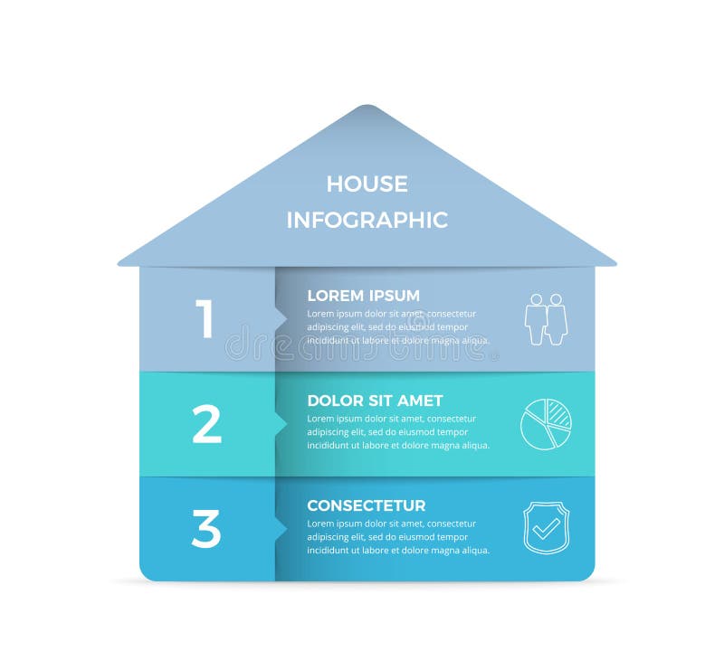 House - Infographic Template Stock Vector - Illustration of ...