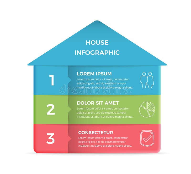 House - Infographic Template Stock Vector - Illustration of scheme ...