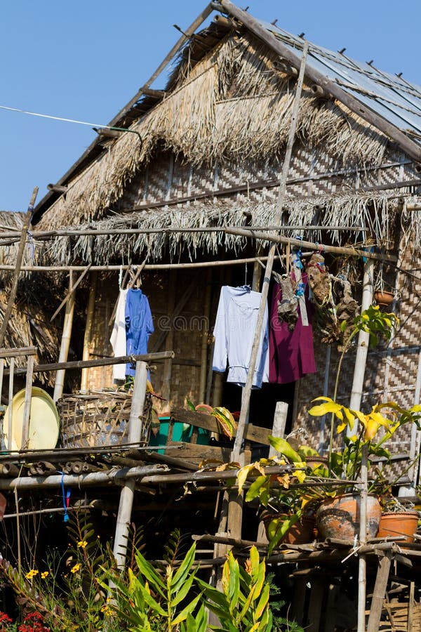 House on Inle Lake, Myanmar Editorial Stock Photo - Image of fishing ...
