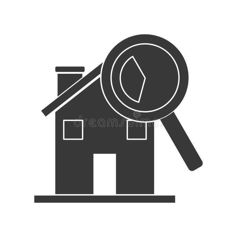 House Inspection Icon Vector Stock Vector - Illustration of simple ...