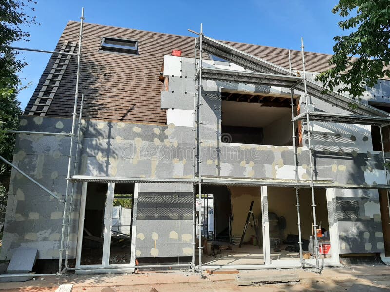 House Insulation with Styrofoam Stock Photo - Image of inside, cool ...