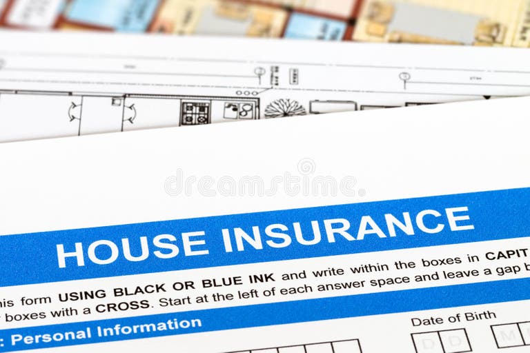 House Insurance Application Stock Image - Image of house, preservation ...