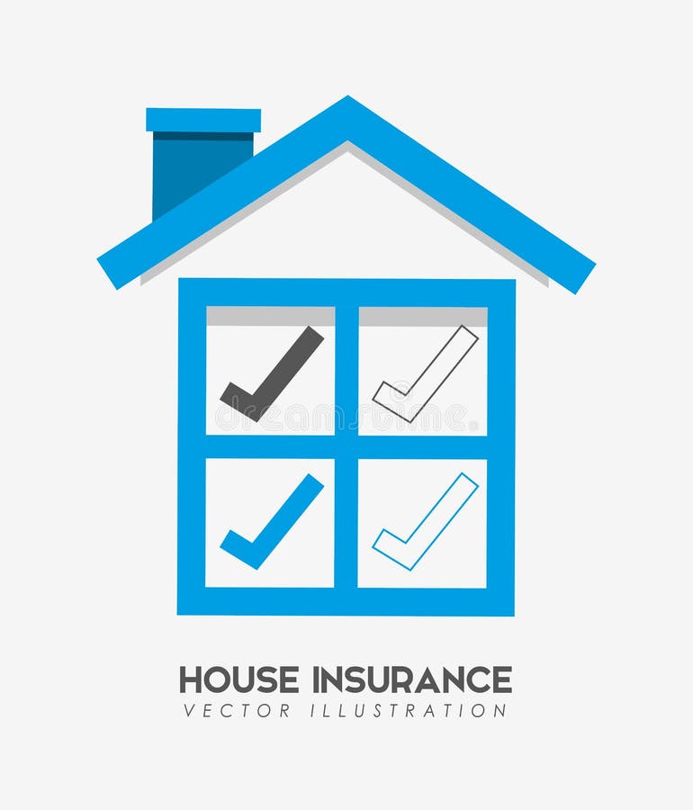 House insurance design stock illustration. Illustration of risk - 62471087