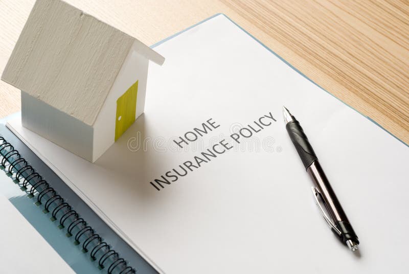 Home insurance stock image. Image of document, paper - 33055695