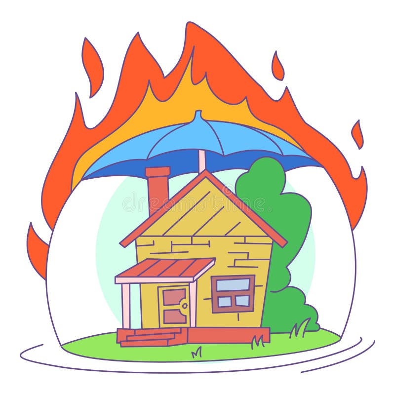 House Insurance Icon, Cartoon and Flat Style Stock Vector ...