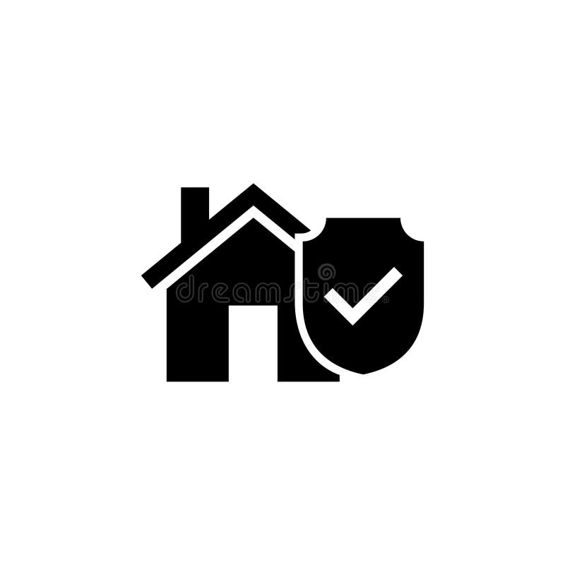 House Insurance Icon. House Protection Icon Stock Vector - Illustration ...