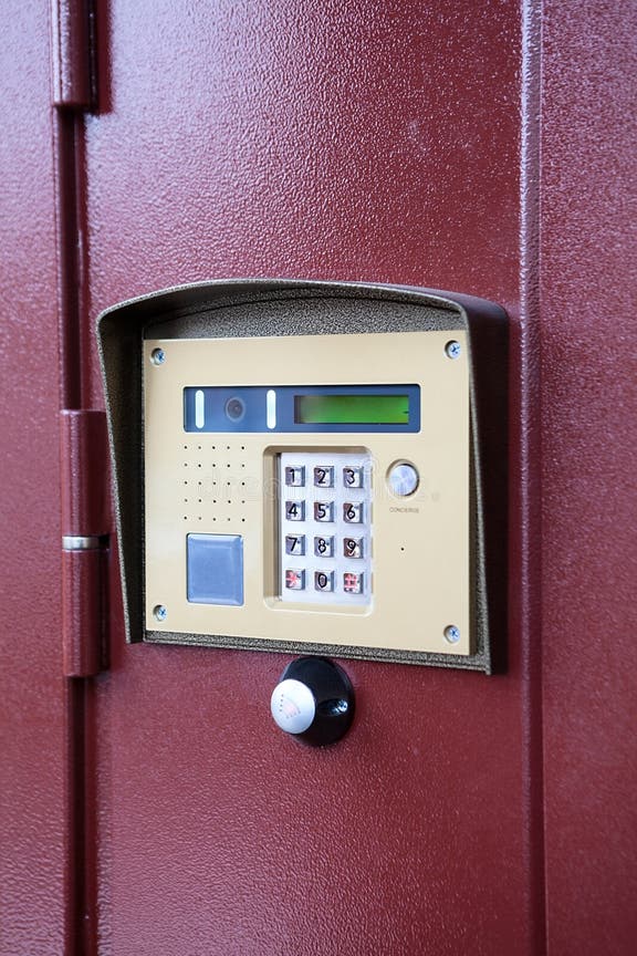 House Intercom with RFID Key and Keypad in Multi Store Building, Close ...