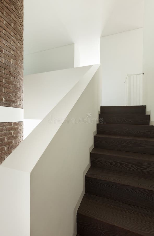 House Interior, Passage View Stock Photo - Image of step, inside: 45481466