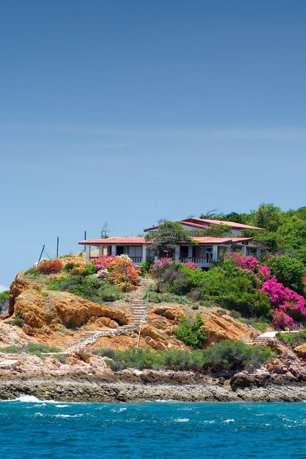 House on an island stock image. Image of idyllic, house - 757001