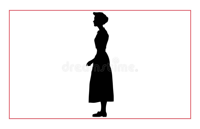 House Keeper Vector Silhouette, Cleaning Silhouette Maid Stock Vector ...