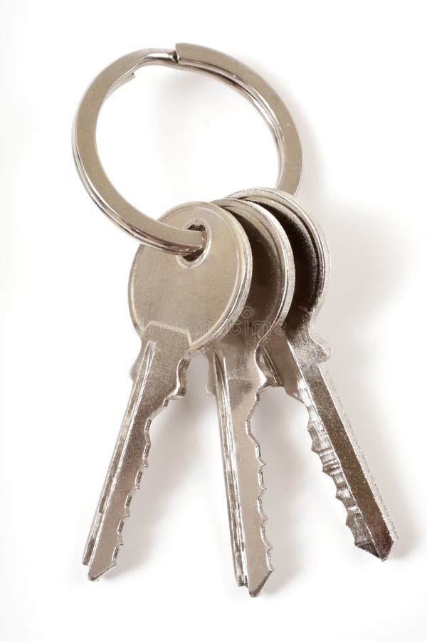 House key stock photo. Image of keychain, hoop, door - 14265968
