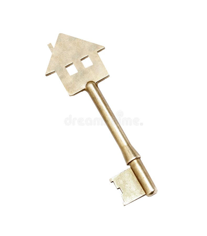 House key stock photo. Image of property, loan, metallic - 17664710