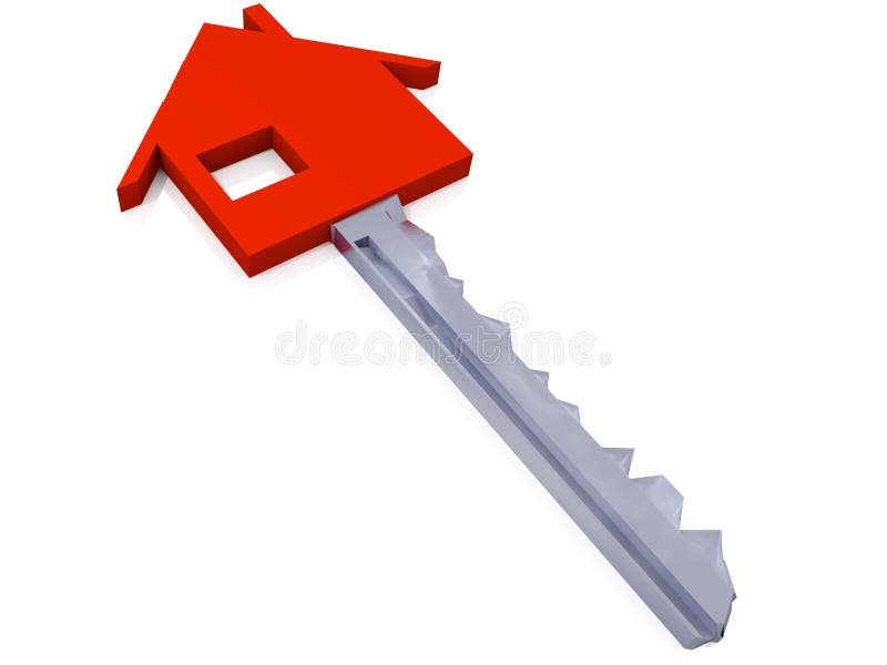 House key stock illustration. Illustration of closing - 21692410