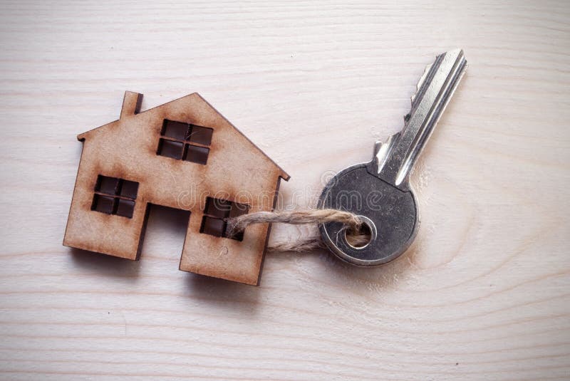 Keys to new home stock image. Image of real, bought, architecture ...
