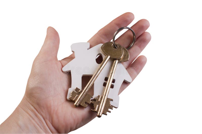 House key in hand stock photo. Image of cottage, isolated - 63619598