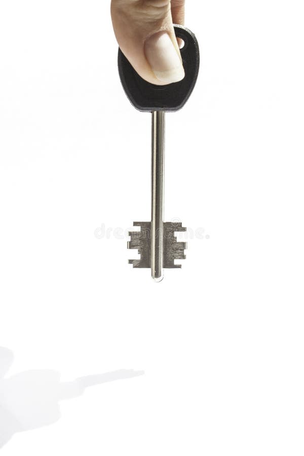House Key Isolated in White Background. Stock Photo - Image of home ...