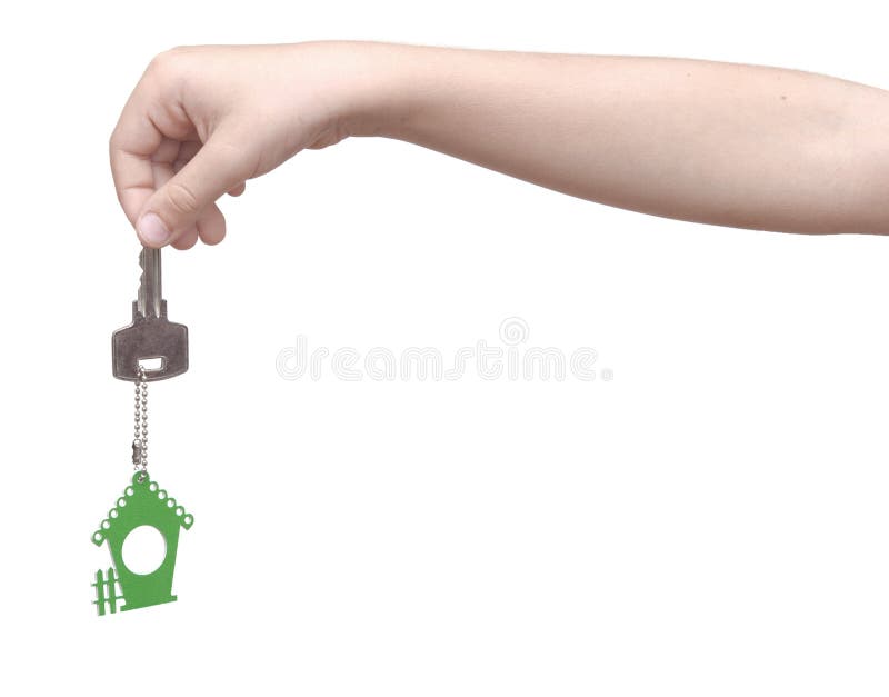 House key in kids hand stock photo. Image of home, apartment - 59518676