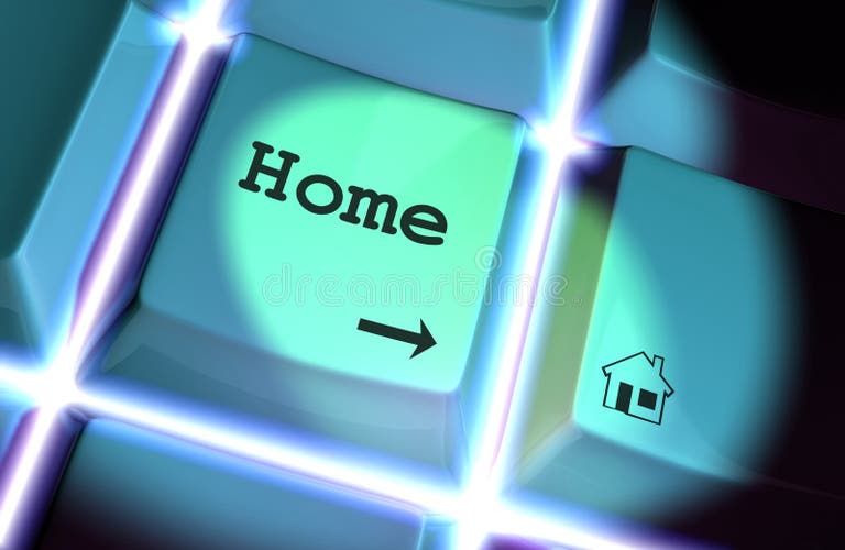 House keyboard stock illustration. Illustration of home - 3492403