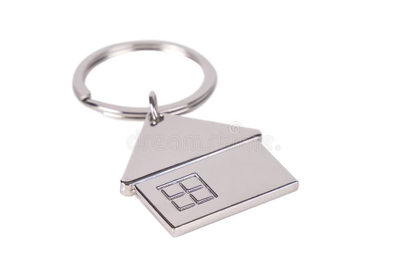House Keychain, Isolated stock photo. Image of icon - 260845612