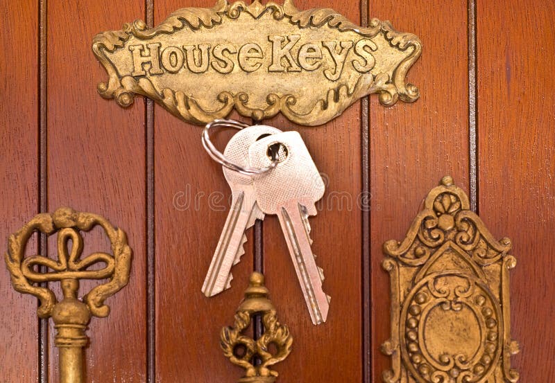 House keys stock photo. Image of silver, entrance, isolated - 12655052