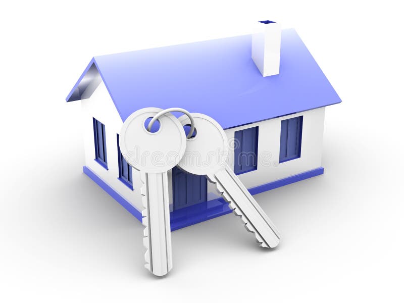 House and Keys stock illustration. Illustration of access - 18756624