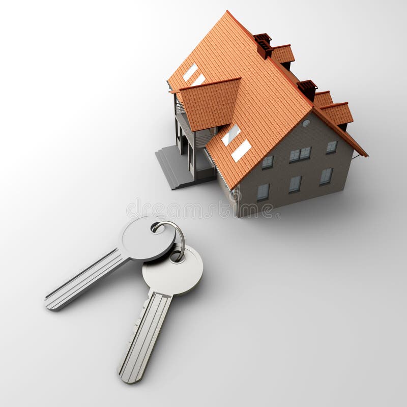 House and Keys stock illustration. Illustration of access - 18756624