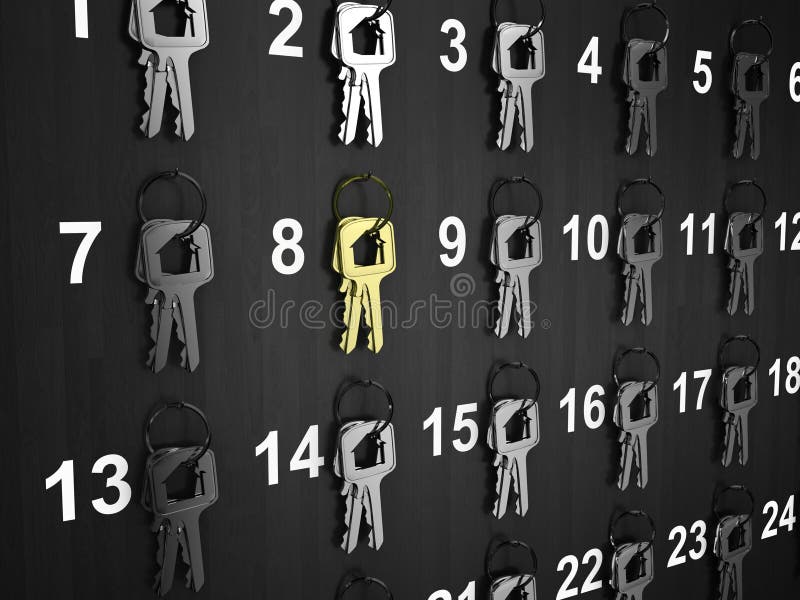 House keys stock illustration. Illustration of habitation - 21953398