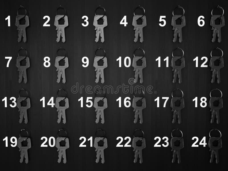 House keys stock illustration. Illustration of hook, market - 22027289