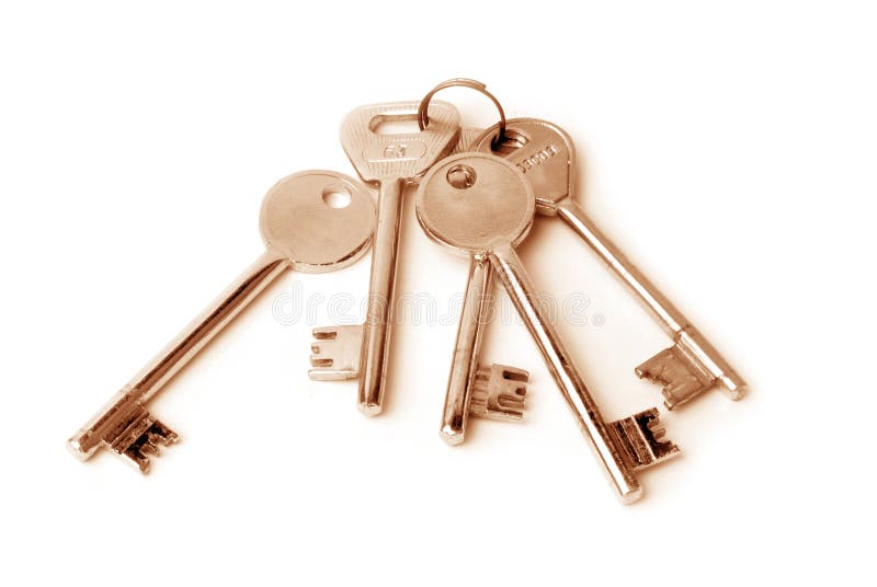 House keys stock photo. Image of lock, business, home - 7458232