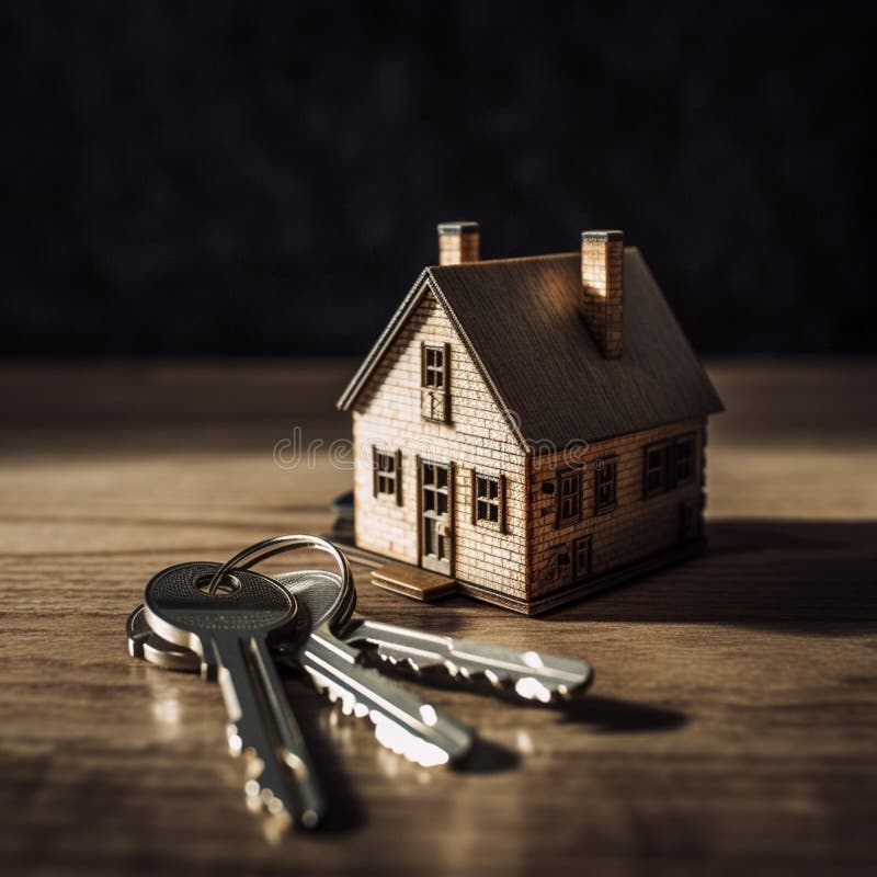 House Keys House Key House and Keys Stock Illustration - Illustration ...