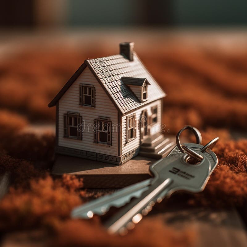 House with Keys House with Key Concept Stock Illustration ...