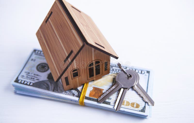 House keys money stock photo. Image of housing, hand - 140263082