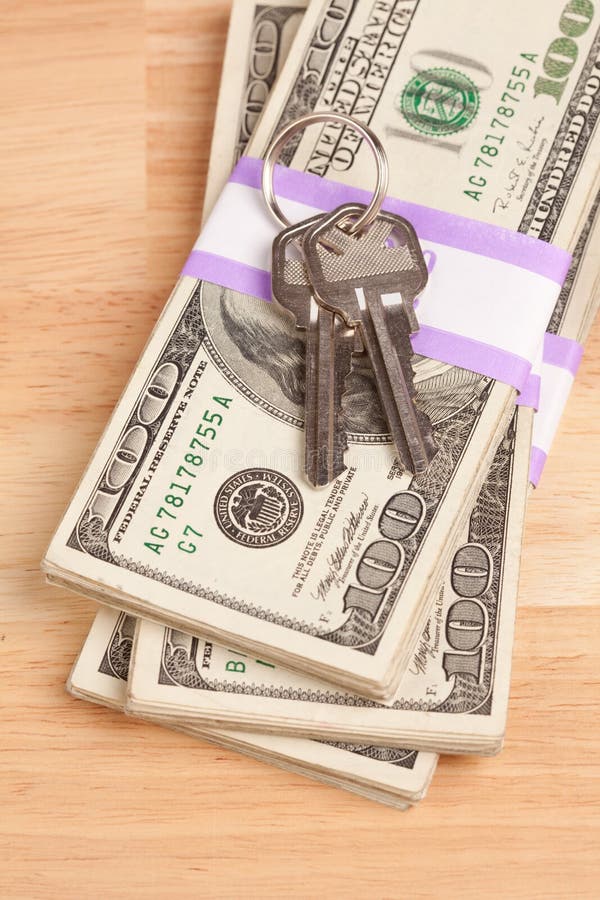 House and Money with Pad and Pen Stock Image - Image of america, equity ...