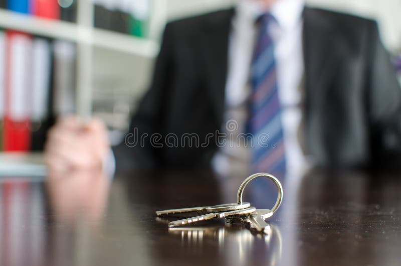 House keys on a table stock photo. Image of insurance - 47735216