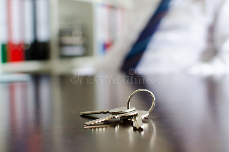 House keys on a table stock photo. Image of homeowner - 47735230