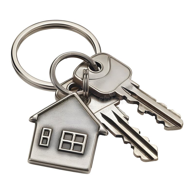 House Keys on Transparent Background - Ai Generated Stock Illustration ...