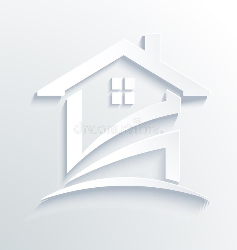 Symbol of Home, House Icon, Realty Silhouette, Real Estate Modern Logo ...