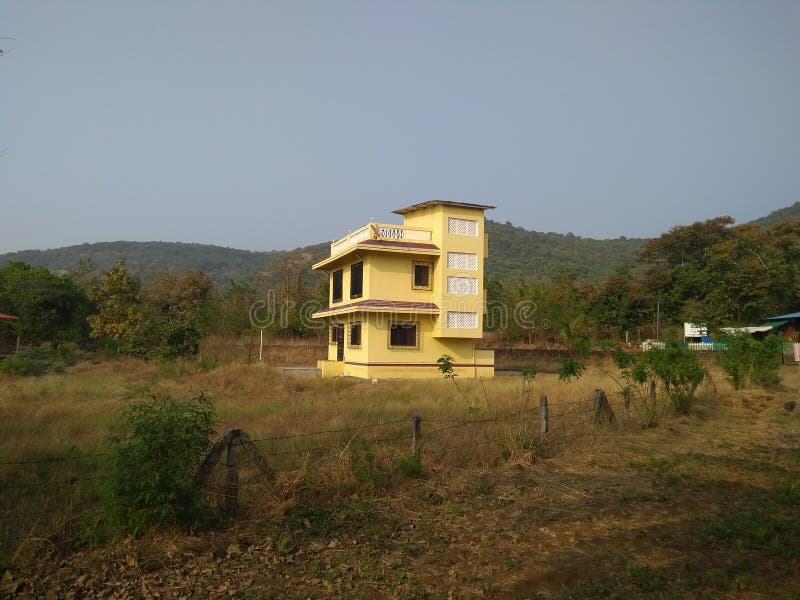This is a House in Ladghar, Dapoli State Maharashtra. Stock Image ...
