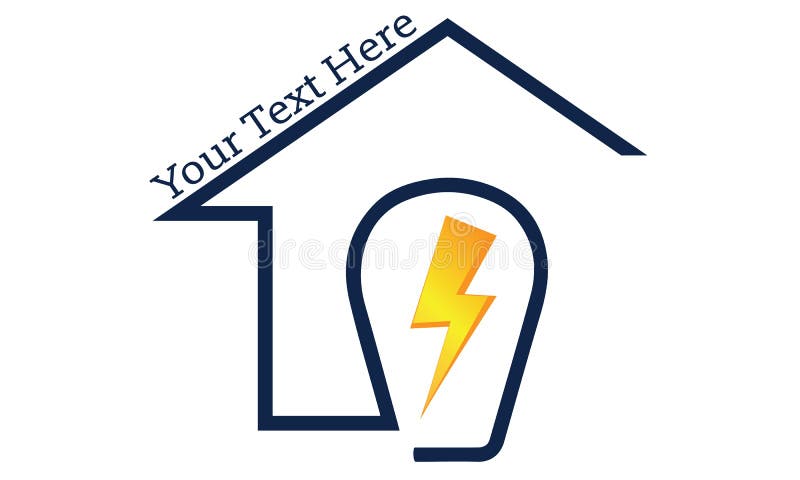 House of Lamp Logo Design Isolated in House. Lamp Logo Template. Modern ...