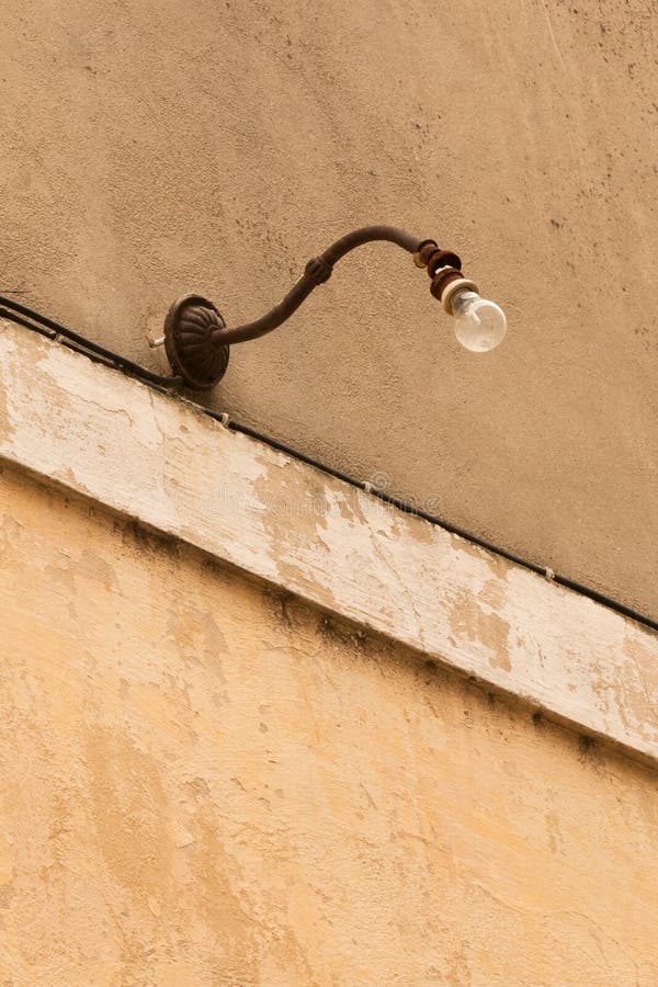 House lamp stock image. Image of bulb, antique, rusty - 50186583