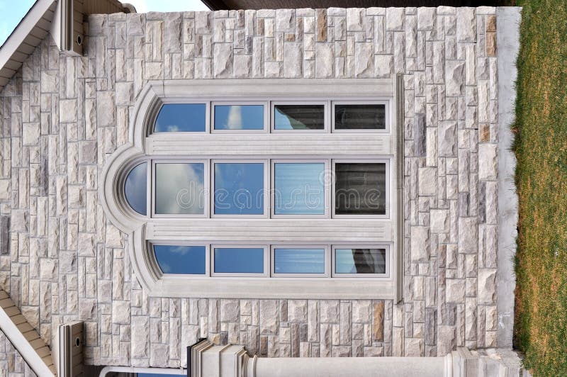 Large Window with Many Panes Stock Photo - Image of wall, panes: 42203164