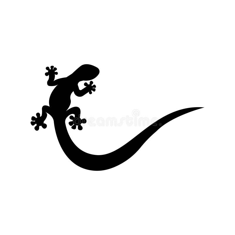 House Lizard Vector Icon Illustration Simple Design Stock Vector ...