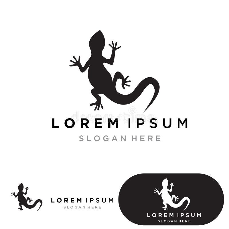 House Lizard Vector Print Template Stock Vector - Illustration of ...