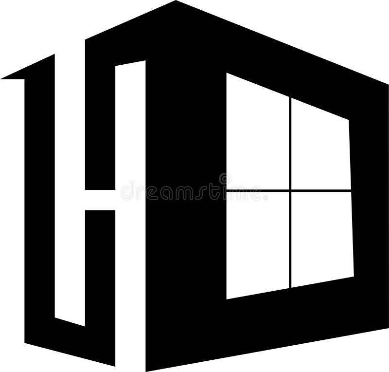 Creative House Logo Design in Adobe Illustrator Stock Illustration ...