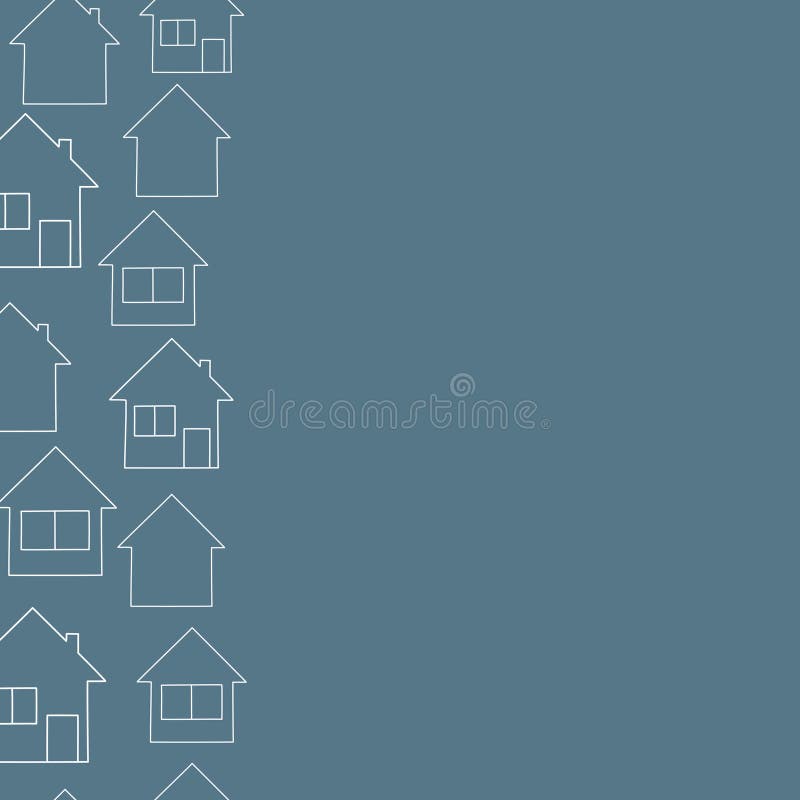 House. House Logo Design Template. Black and White Building Silhouette ...