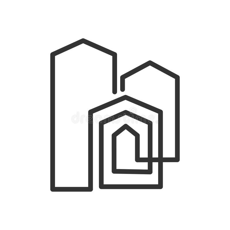 House Logo Template. Icon Illustration Brand Identity. Isolated and ...