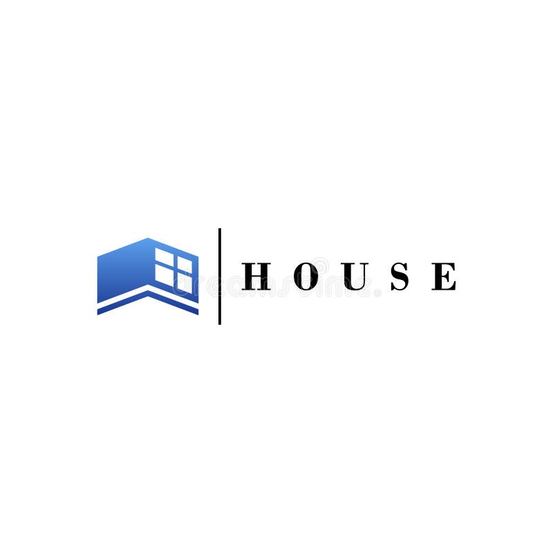 House Logo Template Vector Isolated in White Background Stock ...